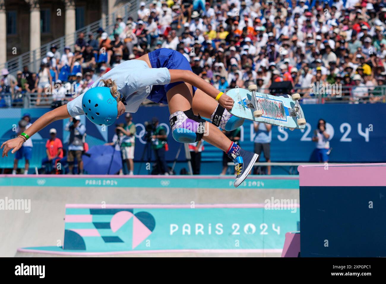 Bryce Wettstein of the United States competes during the women's ...