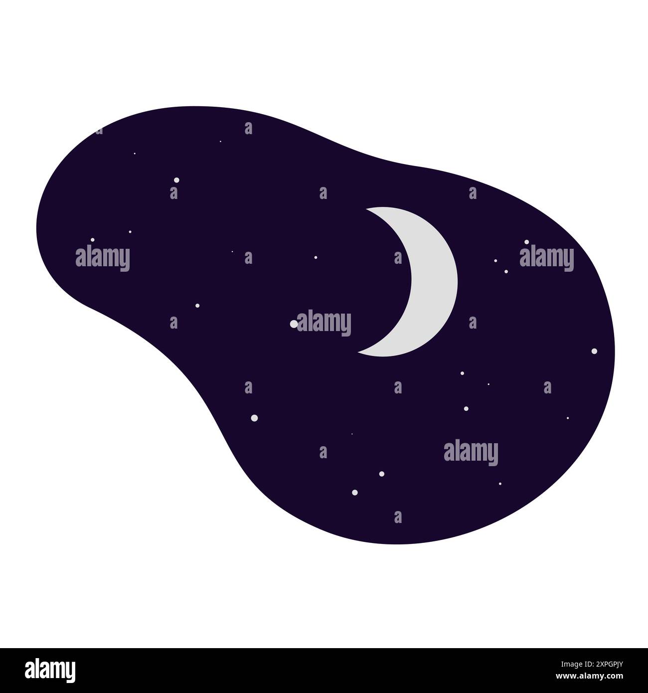 Nightfall sky Stock Vector Images - Alamy