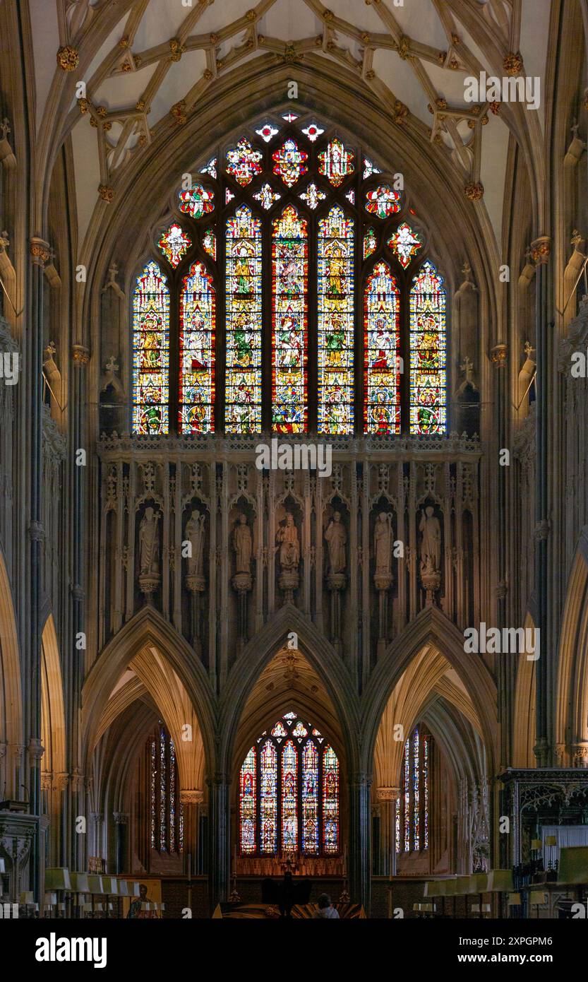 Jesse window of wells cathedral hi-res stock photography and images - Alamy