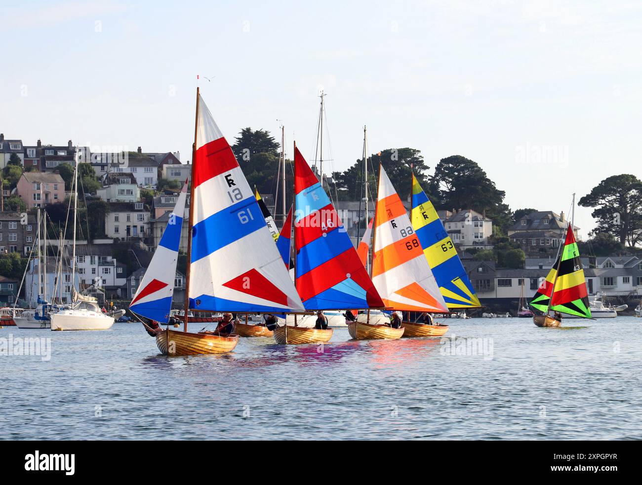 Fowey river class dinghies hi-res stock photography and images - Alamy