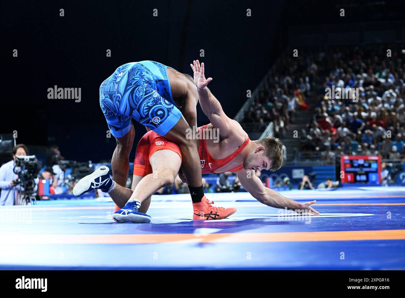 Paris, France. 06th Aug, 2024. Arvi Savolainen of Finland competes with ...