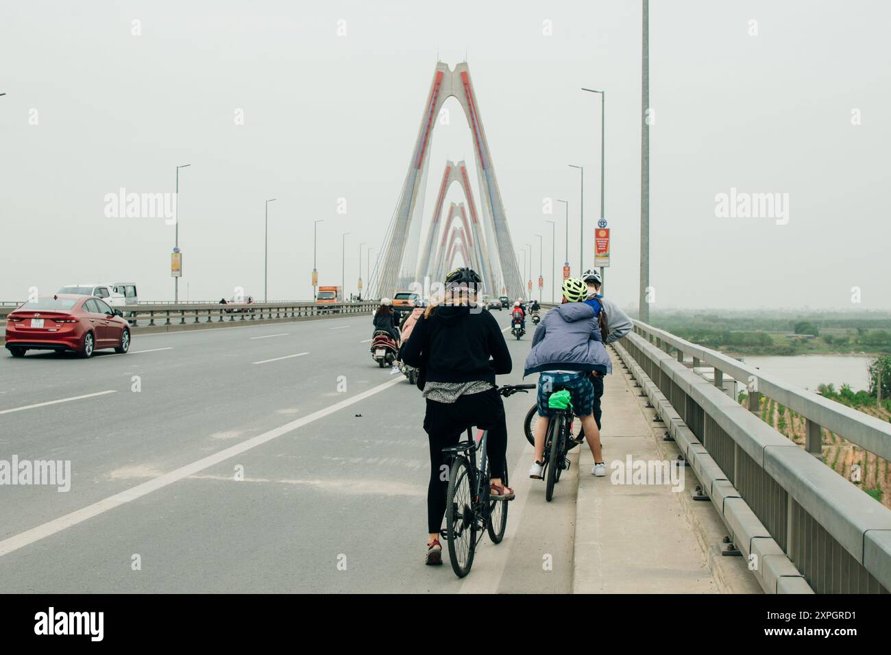 The Nhat Tan Bridge Japan Friendship Bridge is a cable-stayed bridge ...