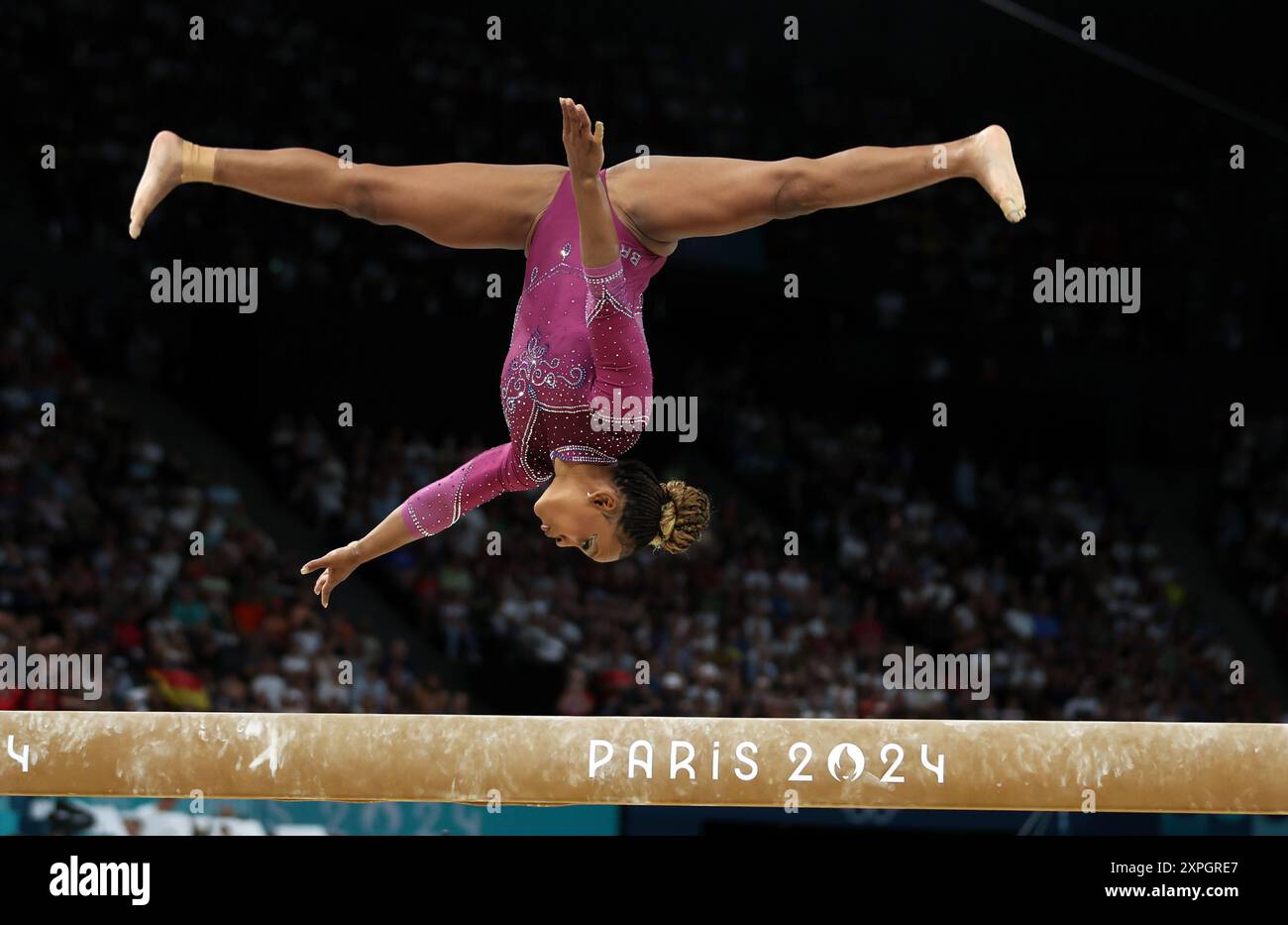PARIS, FRANCE - AUGUST 05: ANDRADE Rebeca of Brasil competes during the ...