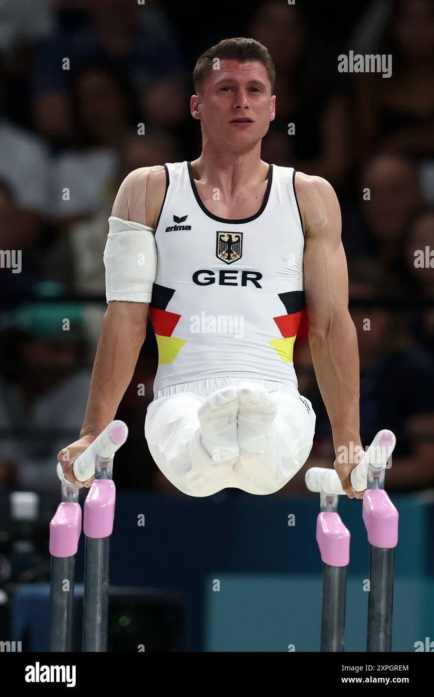 PARIS, FRANCE - AUGUST 05: Lukas Dauser of Germany competes during the ...