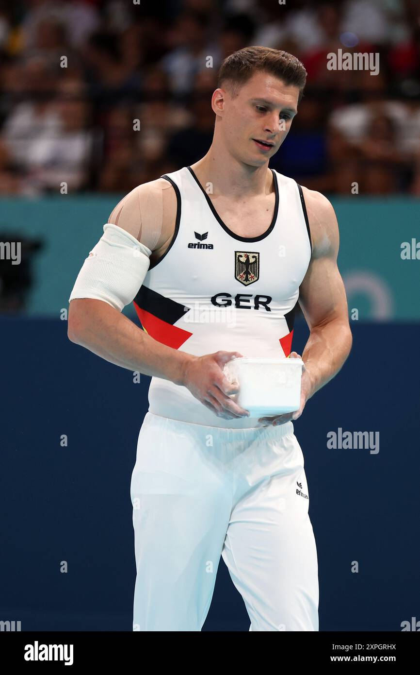 PARIS, FRANCE - AUGUST 05: Lukas Dauser of Germany competes during the ...