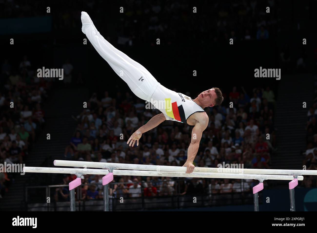 PARIS, FRANCE - AUGUST 05: Lukas Dauser of Germany competes during the ...