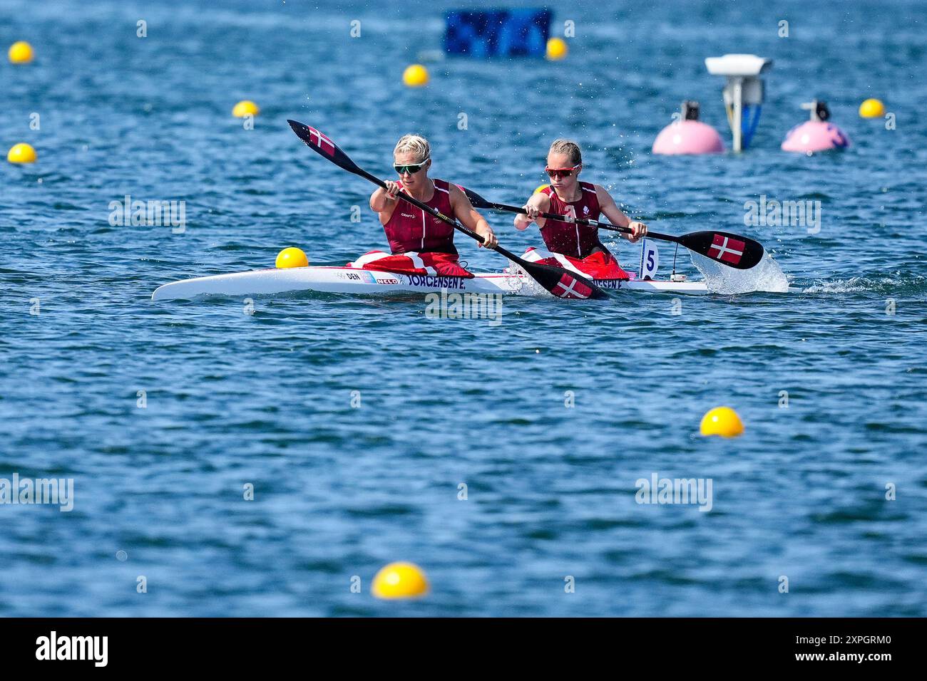 Emma Aastrand Jorgensen and Frederikke Hauge Matthiesen of Denmark ...