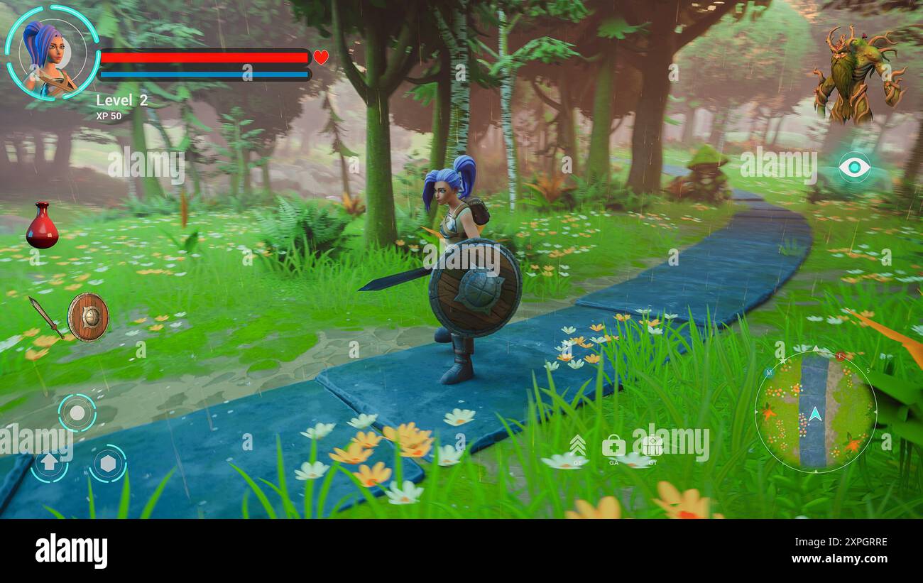 Digital fantasy map hi-res stock photography and images - Alamy