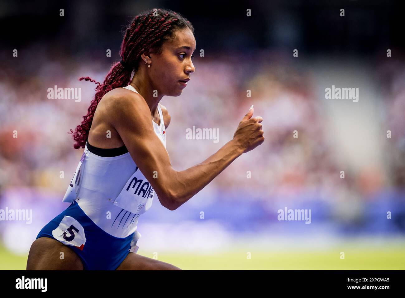 Paris, France. 06th Aug, 2024. Czech sprinter Lurdes Gloria Manuel ...