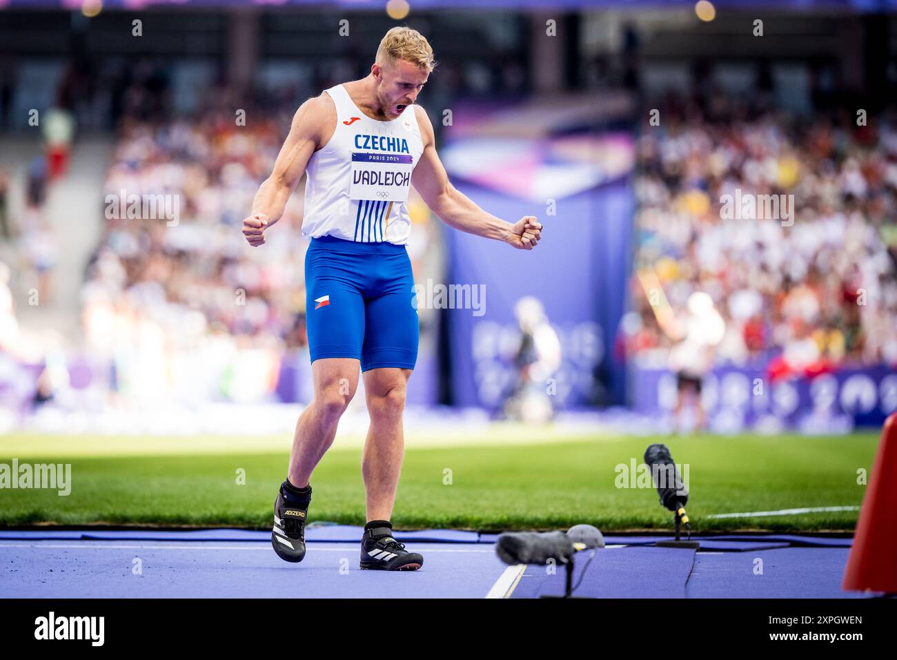 Paris, France. 06th Aug, 2024. Czech javelin thrower Jakub Vadlejch in ...