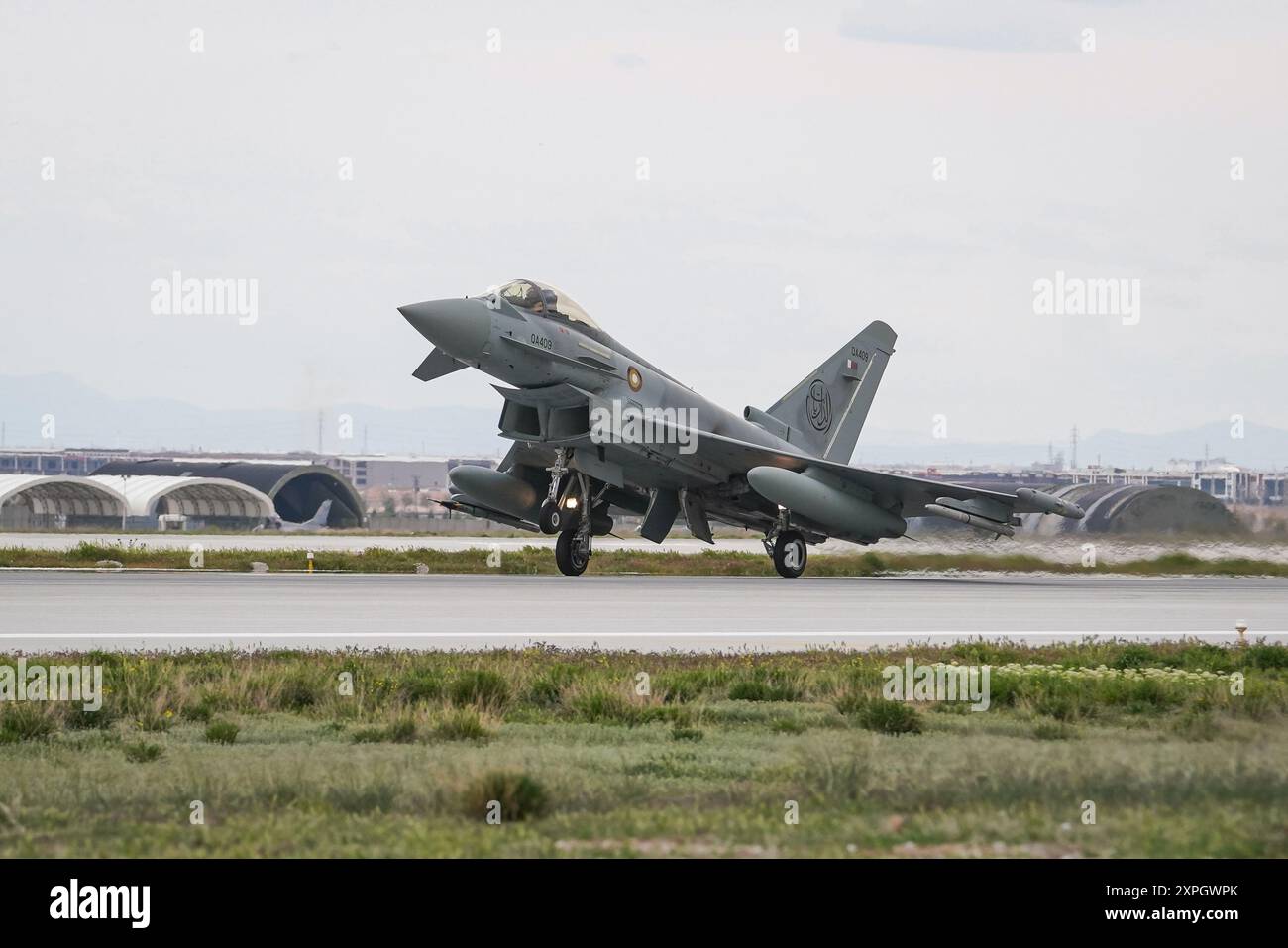 KONYA, TURKIYE - MAY 09, 2023: Qatar Air Force Eurofighter Typhoon ...