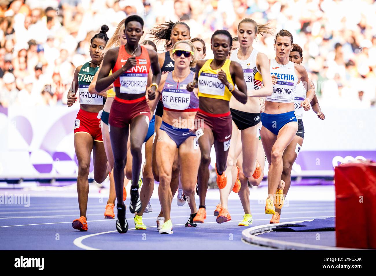 Paris, France. 06th Aug, 2024. Czech runner Kristiina Sasinek Maki ...
