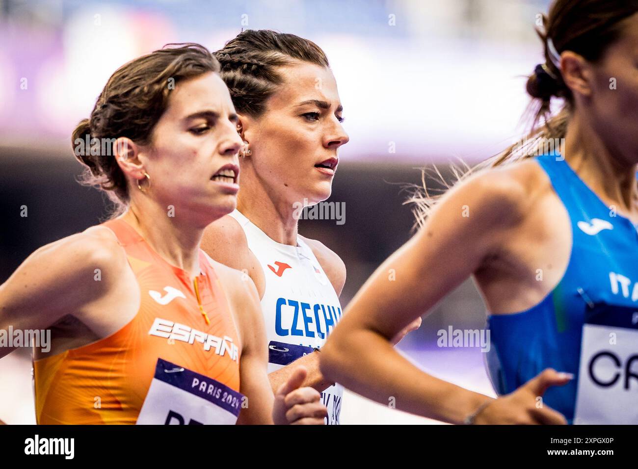 Paris, France. 06th Aug, 2024. Czech runner Kristiina Sasinek Maki ...