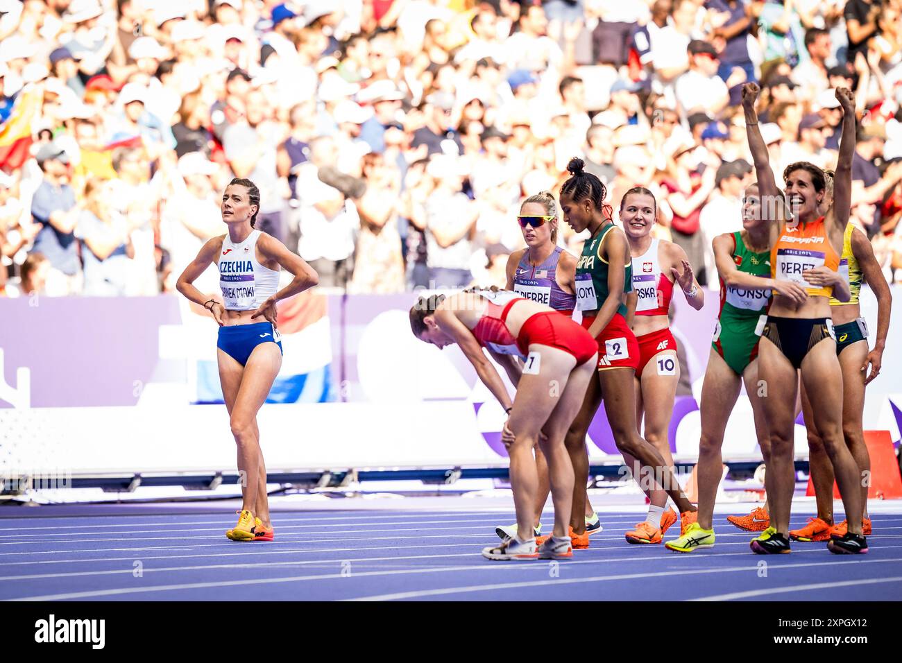 Paris, France. 06th Aug, 2024. Czech runner Kristiina Sasinek Maki ...