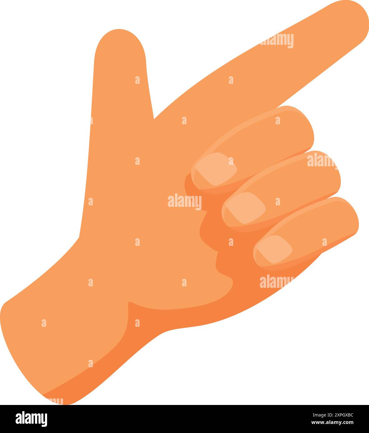 Cartoon hand is pointing with the index finger extended Stock Vector ... Cartoon hand is pointing with the index finger extended Stock Vector ...