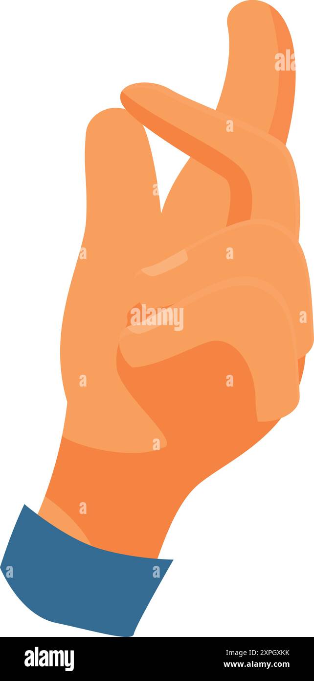 Businessman snapping fingers for idea flat vector illustration Stock ...