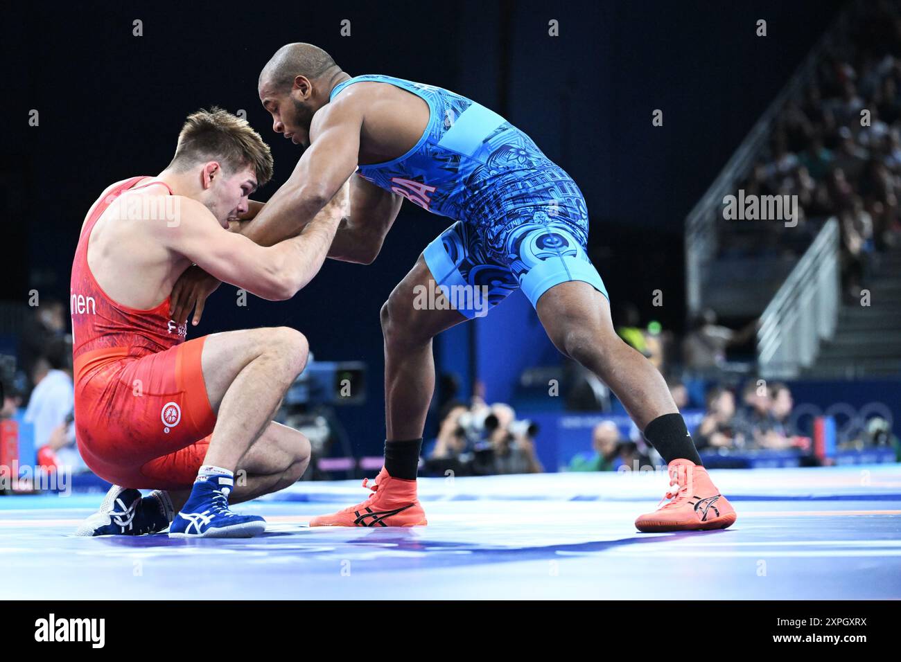Paris, France. 06th Aug, 2024. Arvi Savolainen of Finland competes with ...