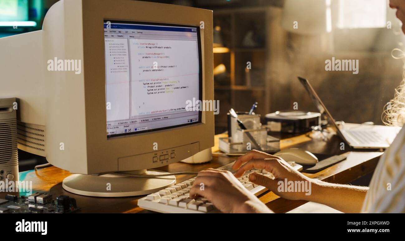 90s computer student hi-res stock photography and images - Alamy