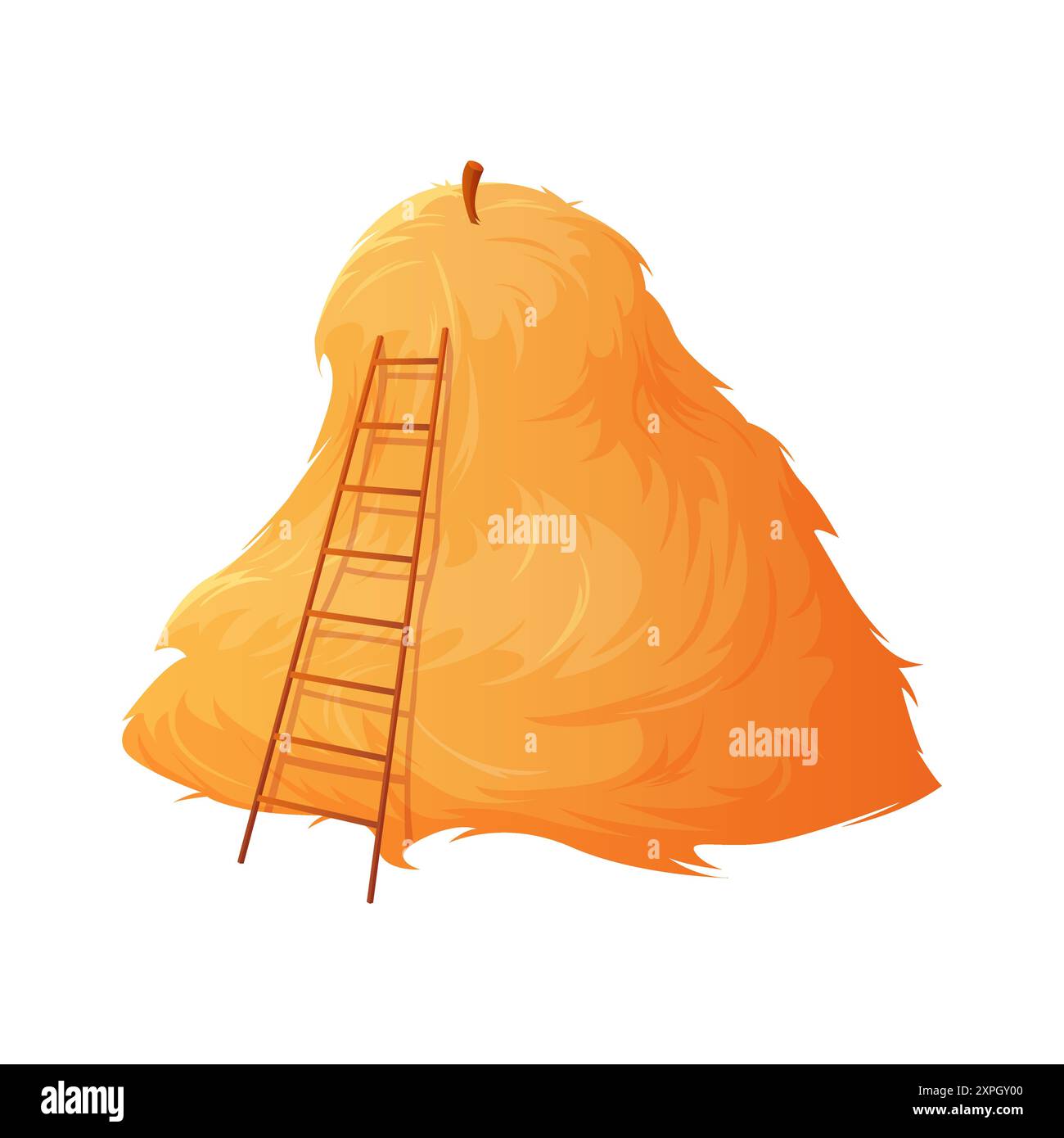 Old hay stack Cut Out Stock Images & Pictures - Alamy