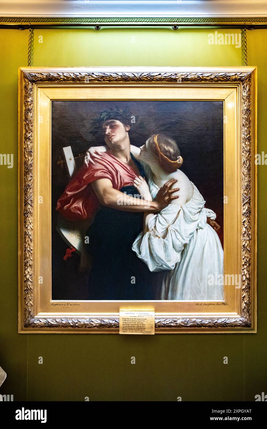 Orpheus & Eurydice painting in Leighton House Museum, London, Uk Stock ...
