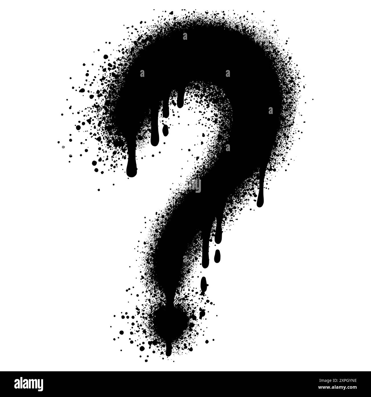 Street art question mark Cut Out Stock Images & Pictures - Alamy