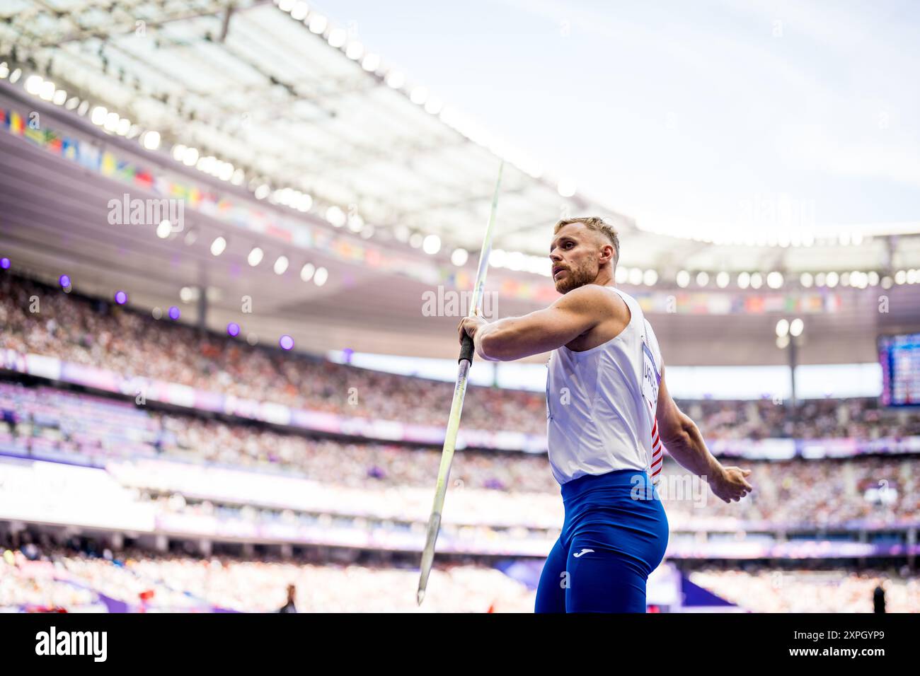 Paris, France. 06th Aug, 2024. Czech javelin thrower Jakub Vadlejch ...