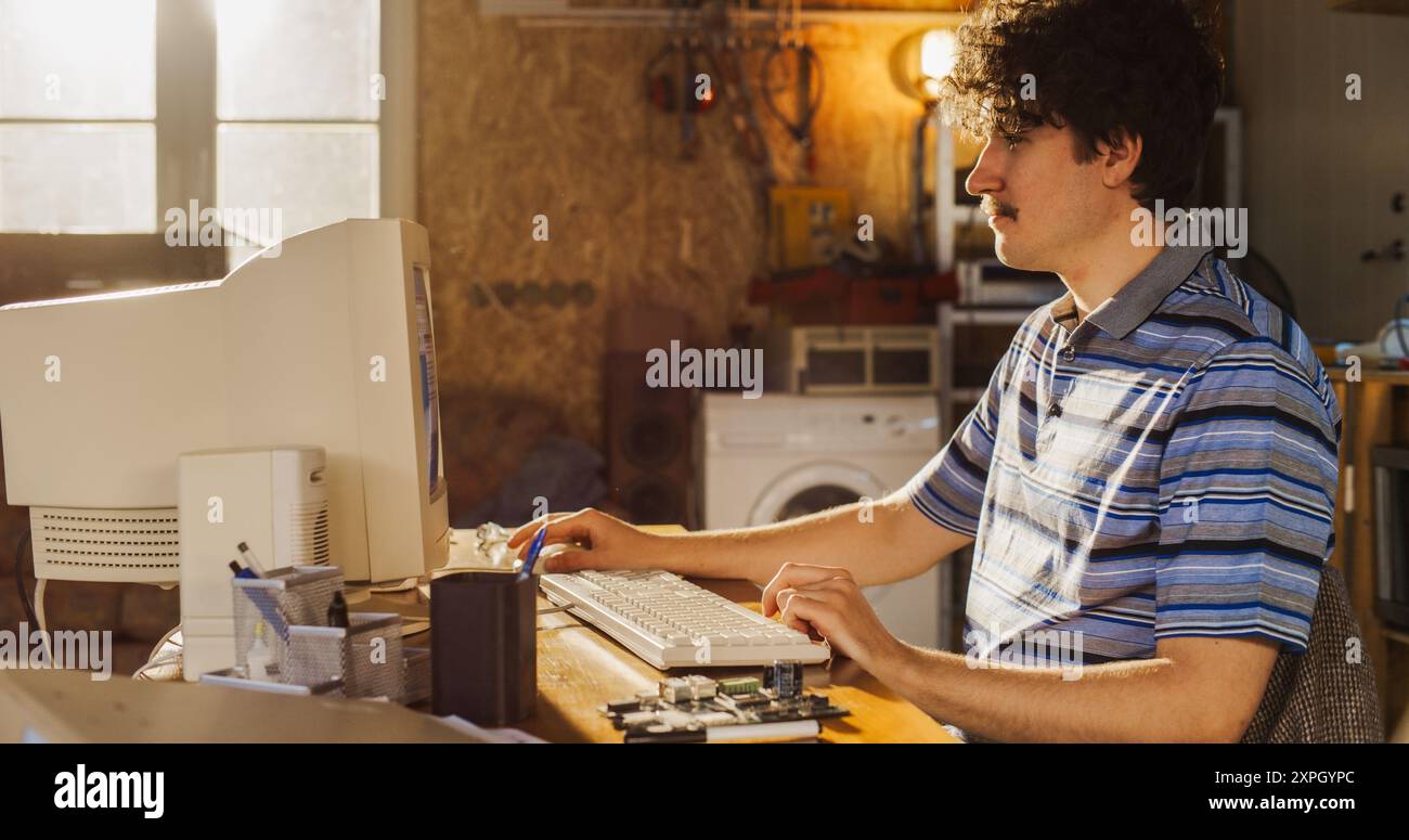90s computer student hi-res stock photography and images - Alamy