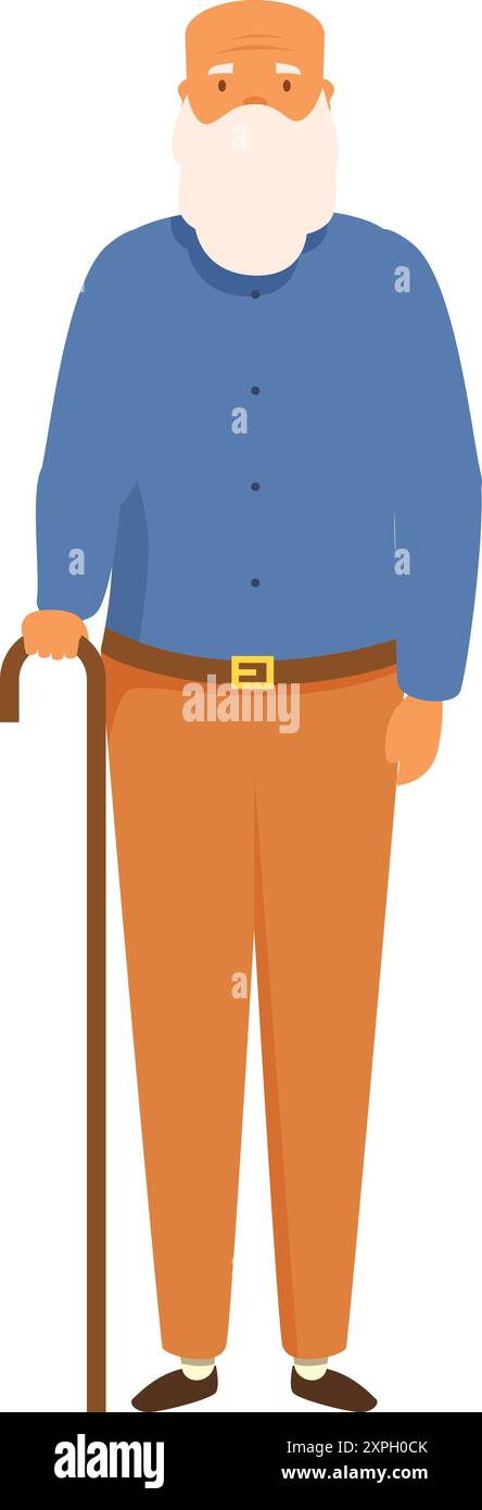 Cartoon illustration determined man walking Cut Out Stock Images ...