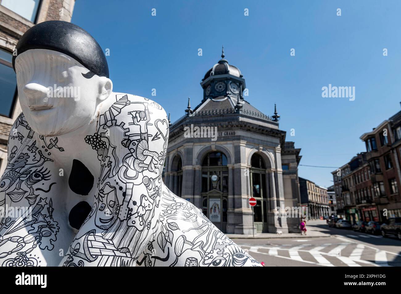 Spa Belgique Belgie Belgium 30th July 2024 Pierrot, the character which ...