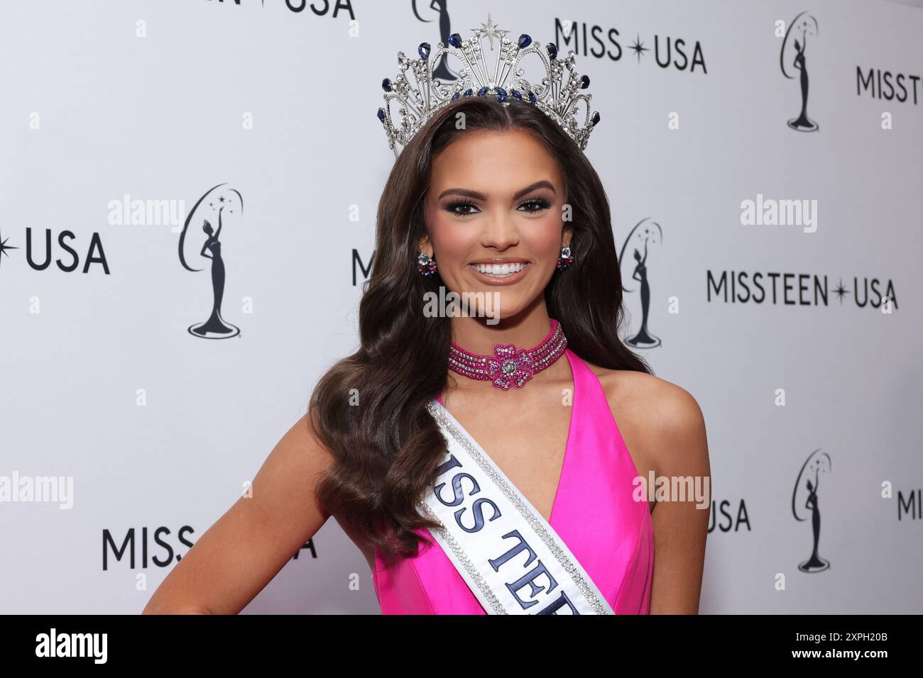 Addie Carver, Miss Teen USA 2024, attends the 73rd annual Miss USA ...