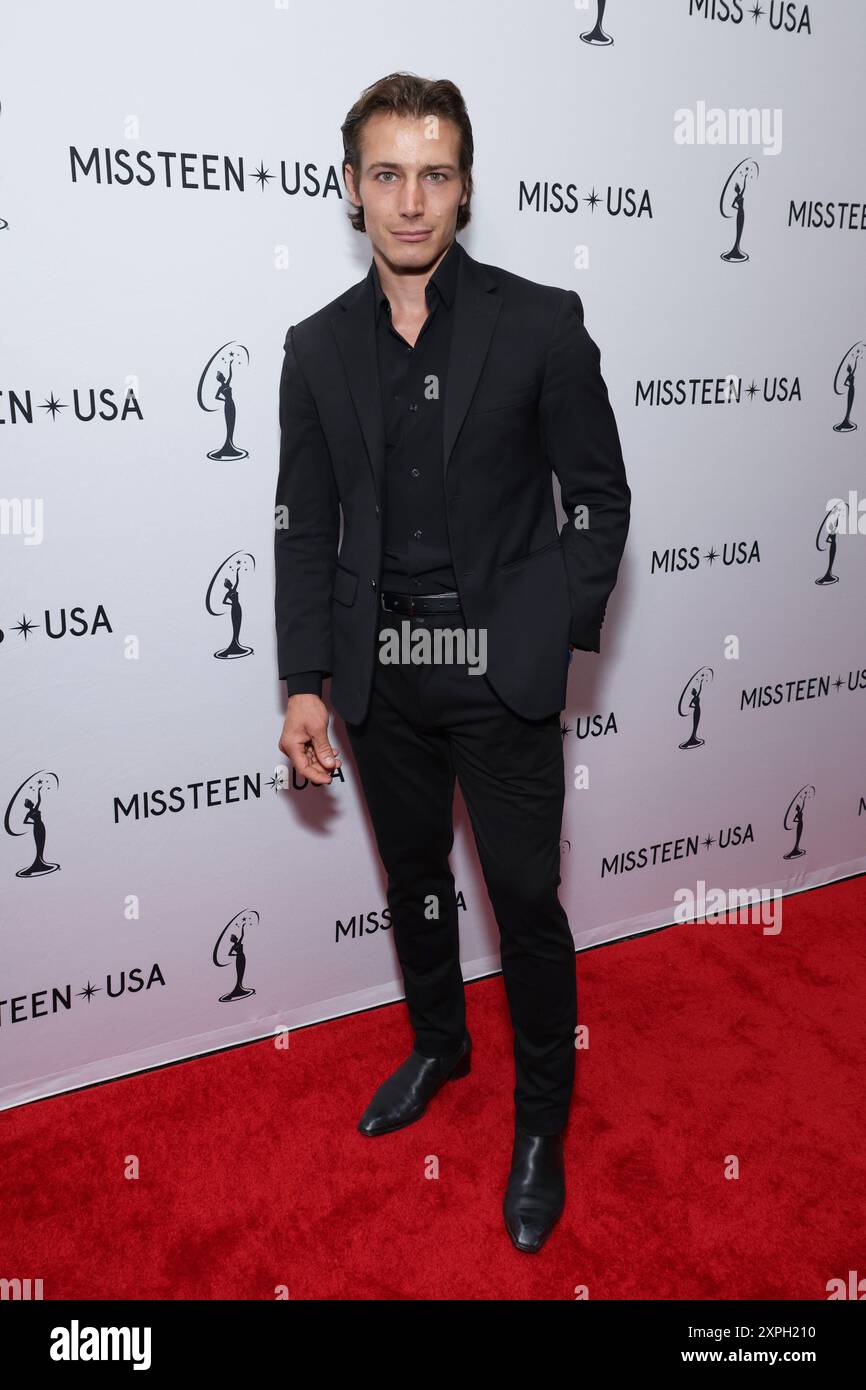 Benjamin Shepherd attends the 73rd annual Miss USA Pageant at Peacock ...