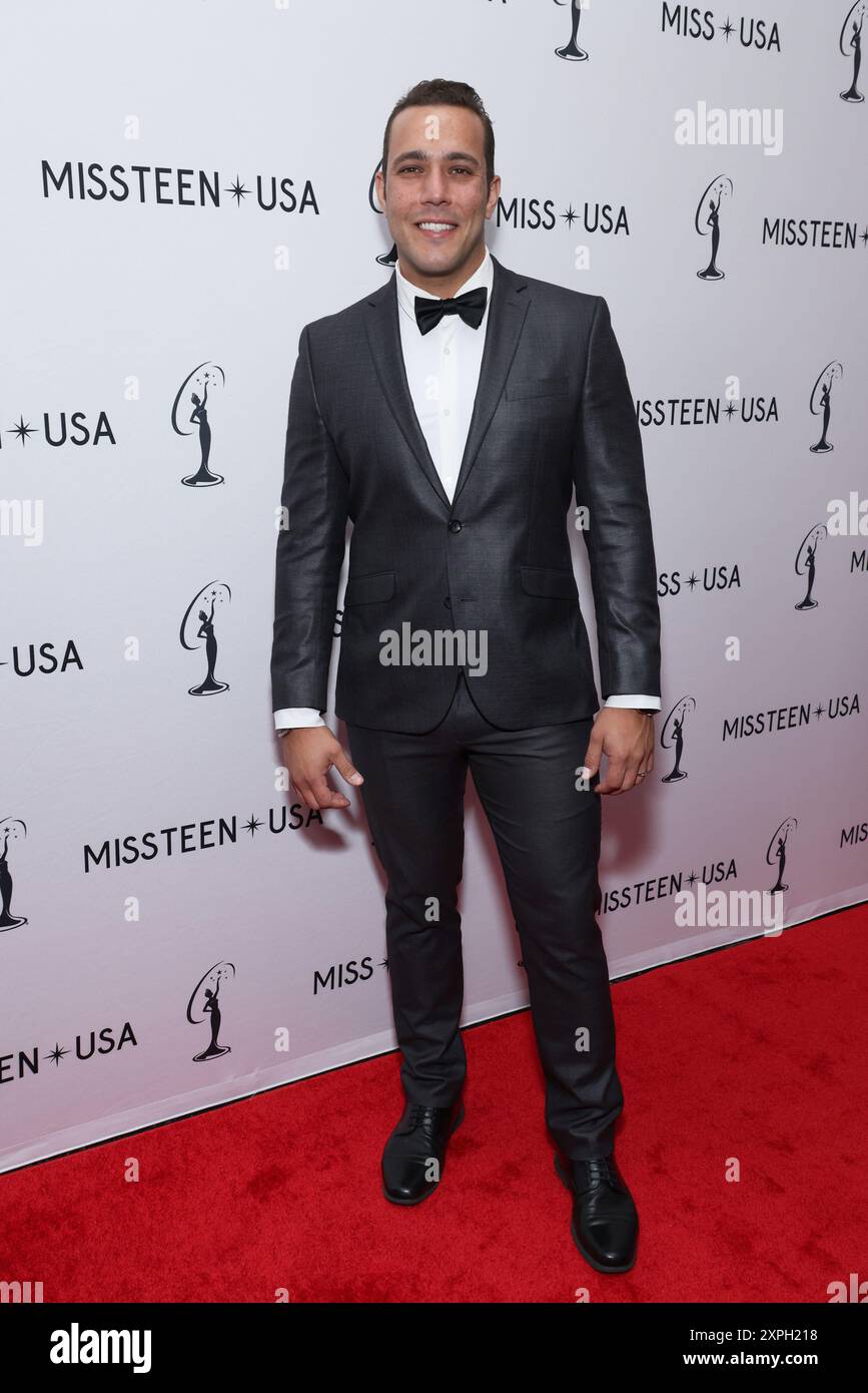 Lucas Lockwood attends the 73rd annual Miss USA Pageant at Peacock ...
