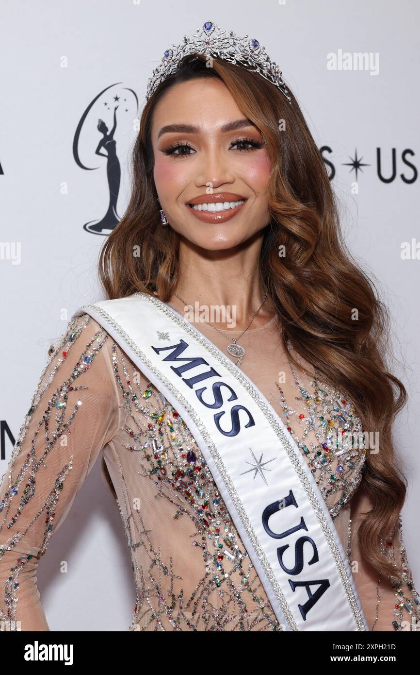 Savannah Gankiewicz, Miss USA 2023, attends the 73rd annual Miss USA Pageant at Peacock Theater ...