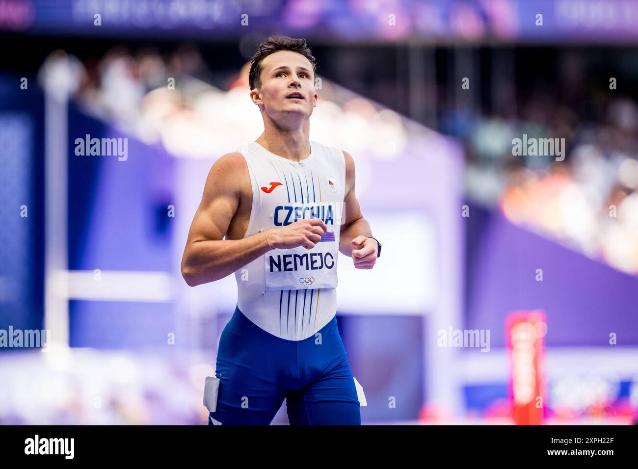 Paris, France. 06th Aug, 2024. Czech athlete Tomas Nemejc is seen ...