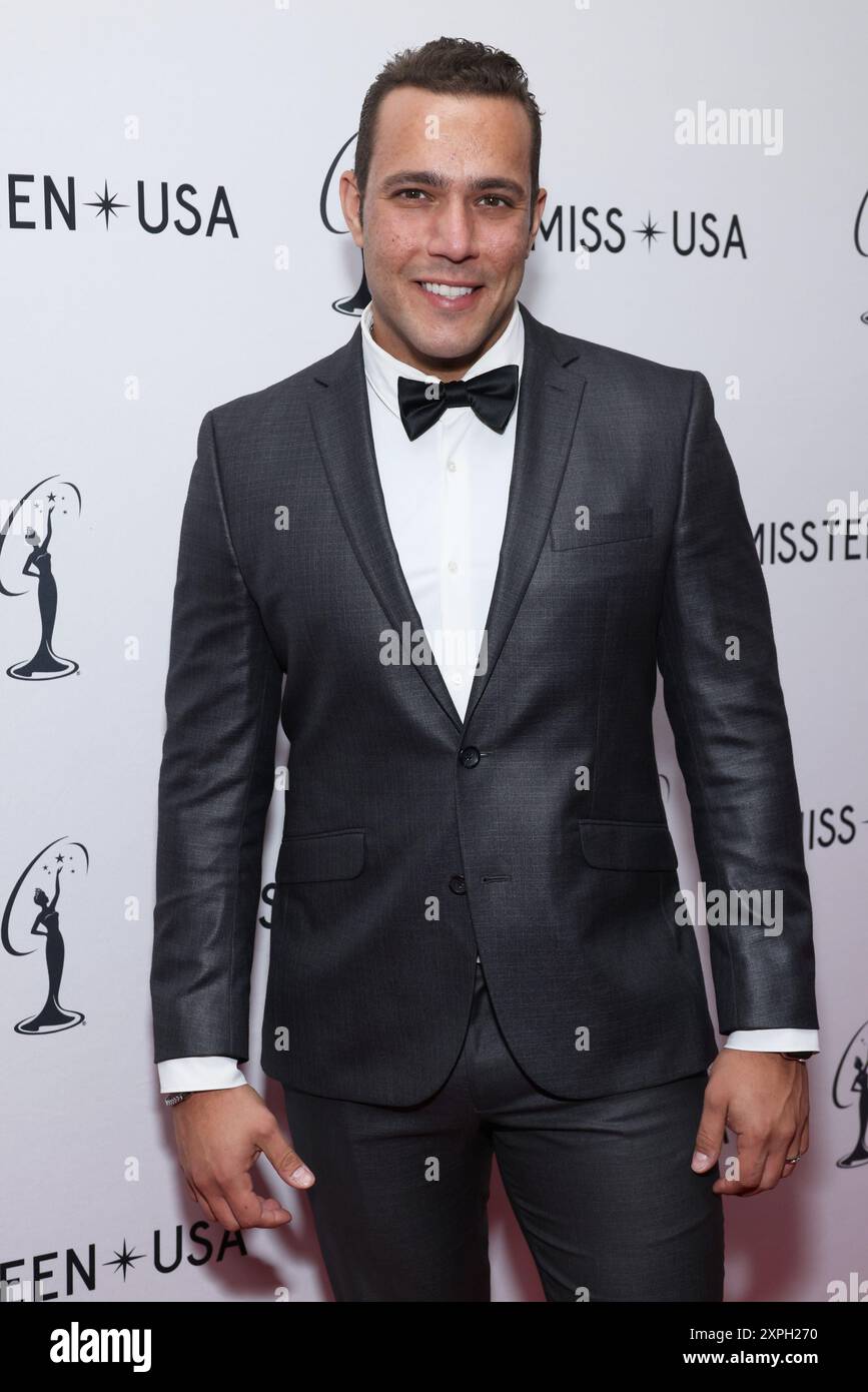 Lucas Lockwood attends the 73rd annual Miss USA Pageant at Peacock ...