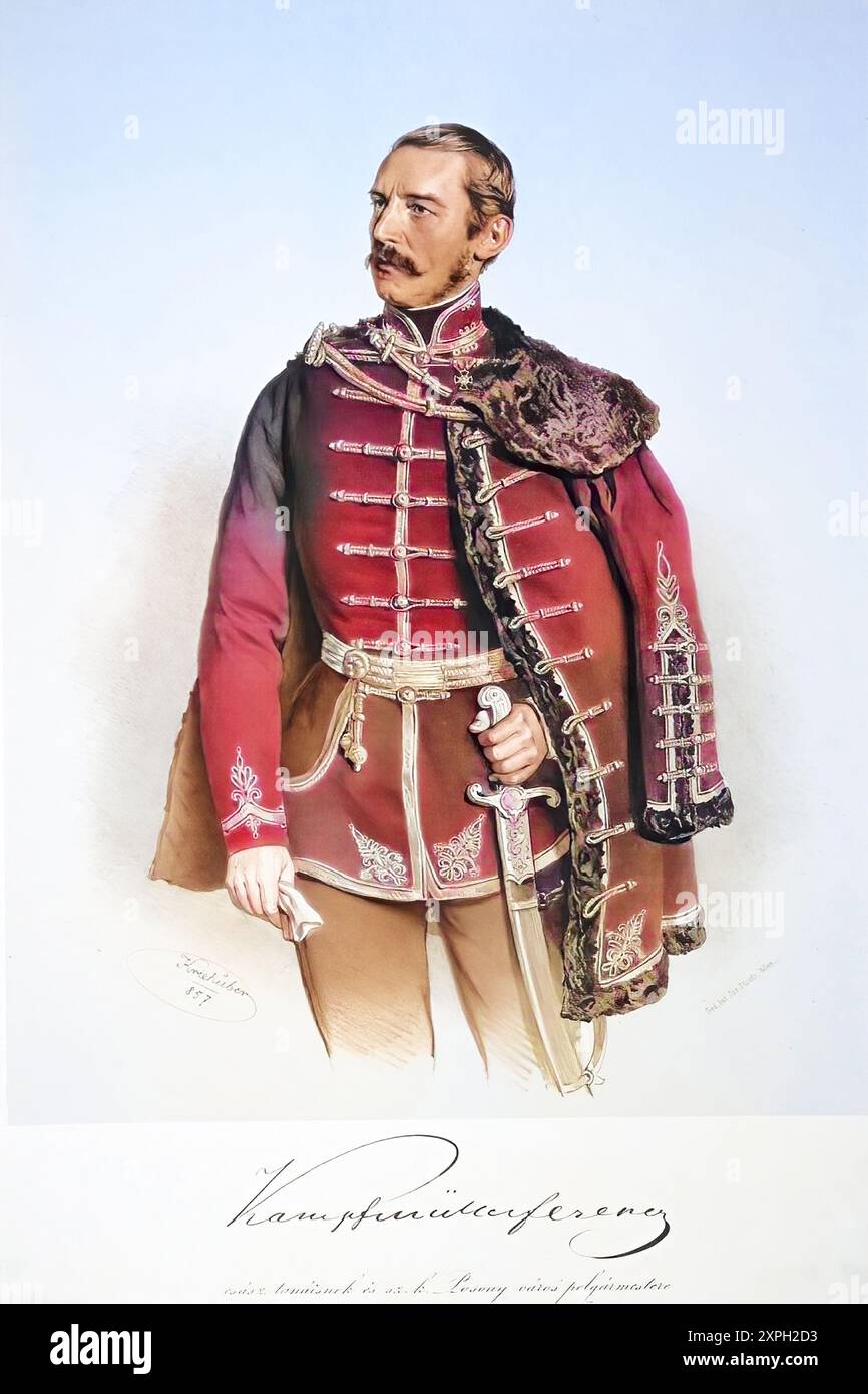 Franz Kampfmüller, Historical, digitally restored reproduction from a ...