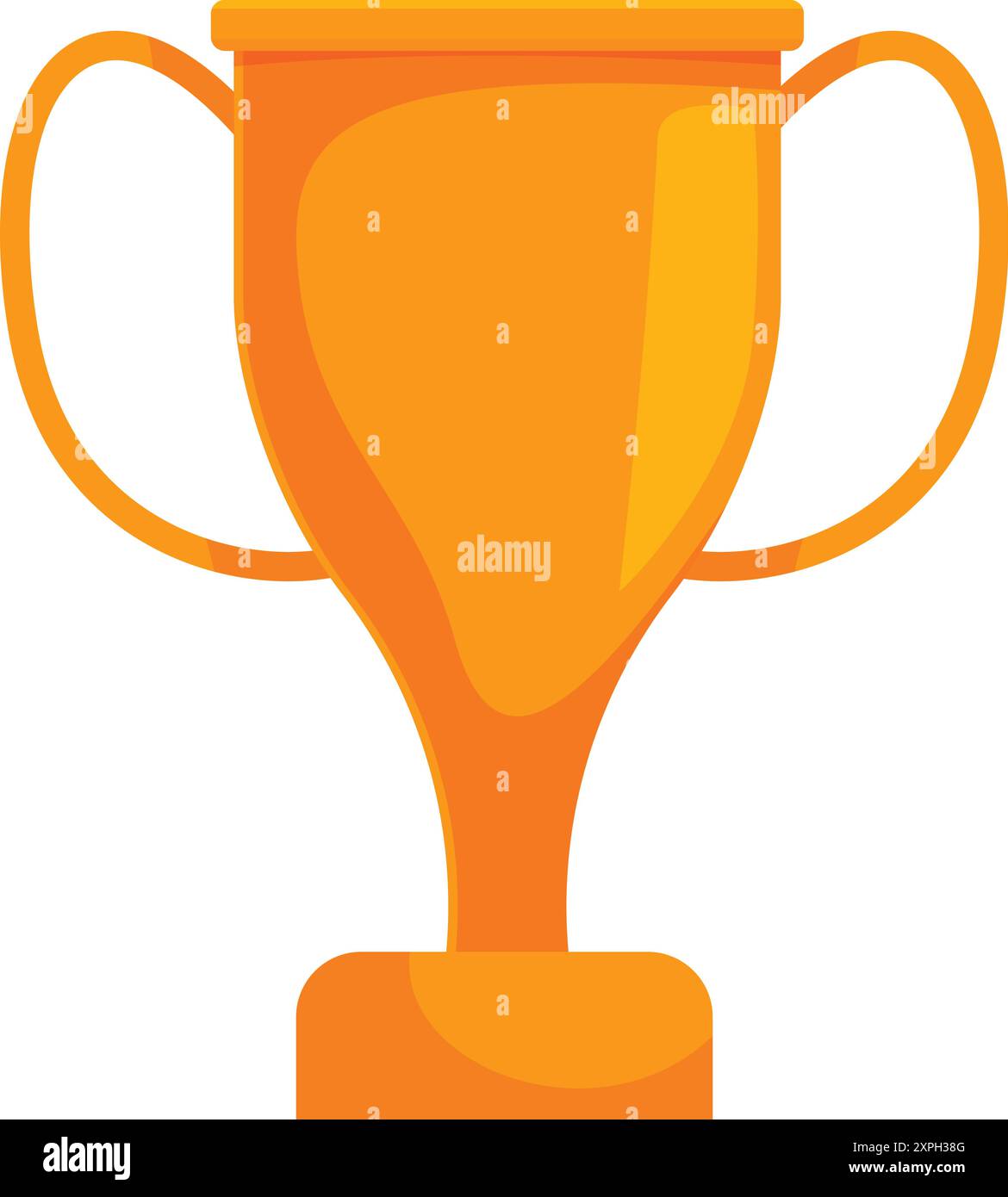 Classic golden trophy representing success and the thrill of ...