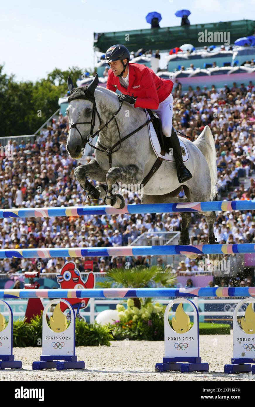 Christian Kukuk of Germany competes en route to winning gold in the ...