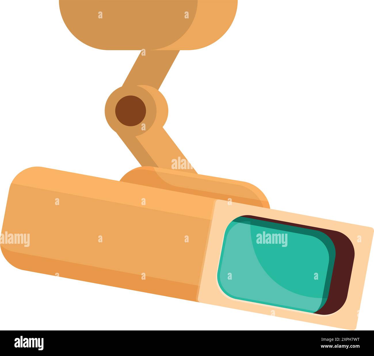 Surveillance camera observing, security system monitoring, cctv ...