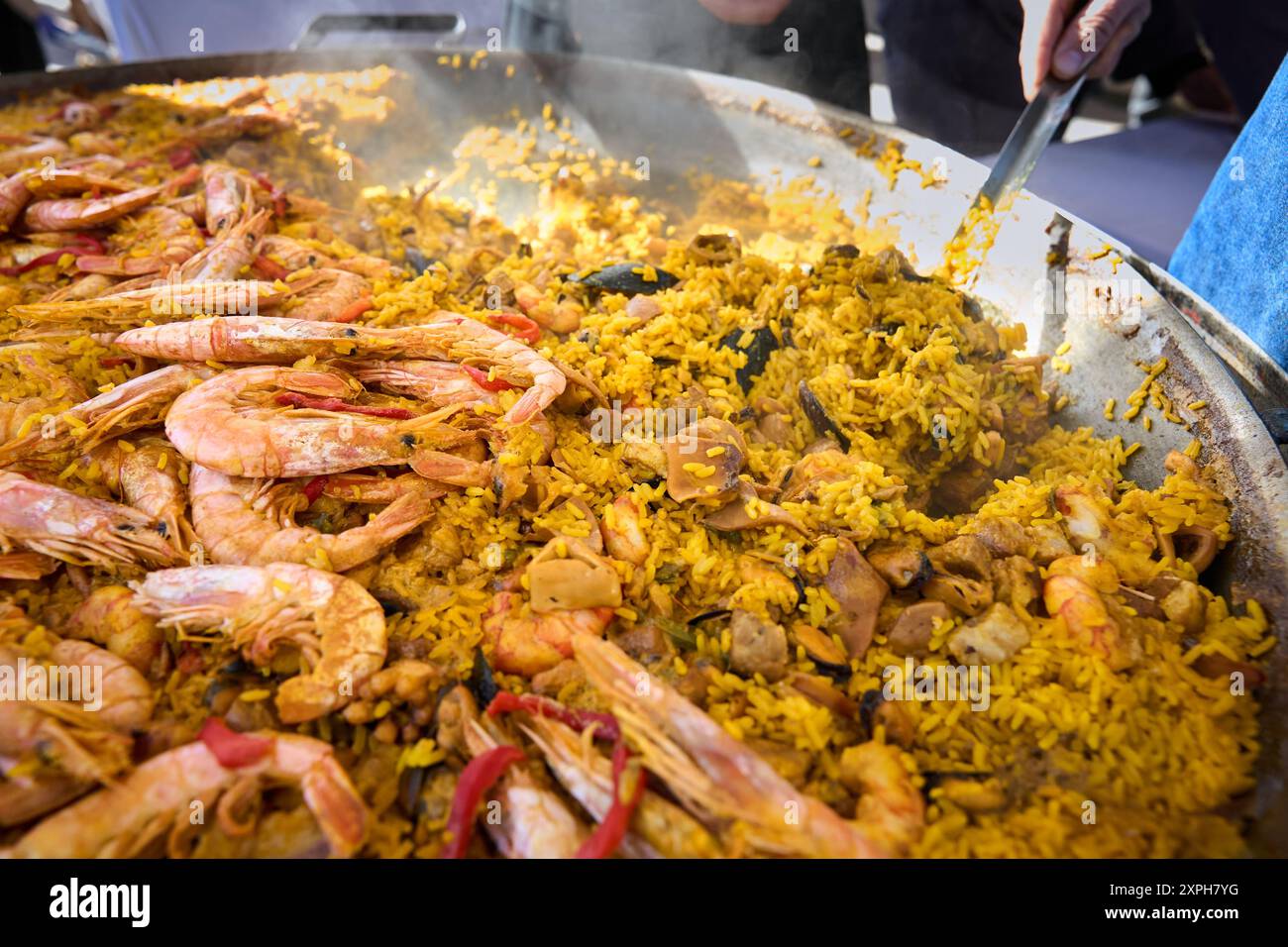 Mendoza, Argentina; 06-28-2024: Paella, Traditional Spanish food Stock ...