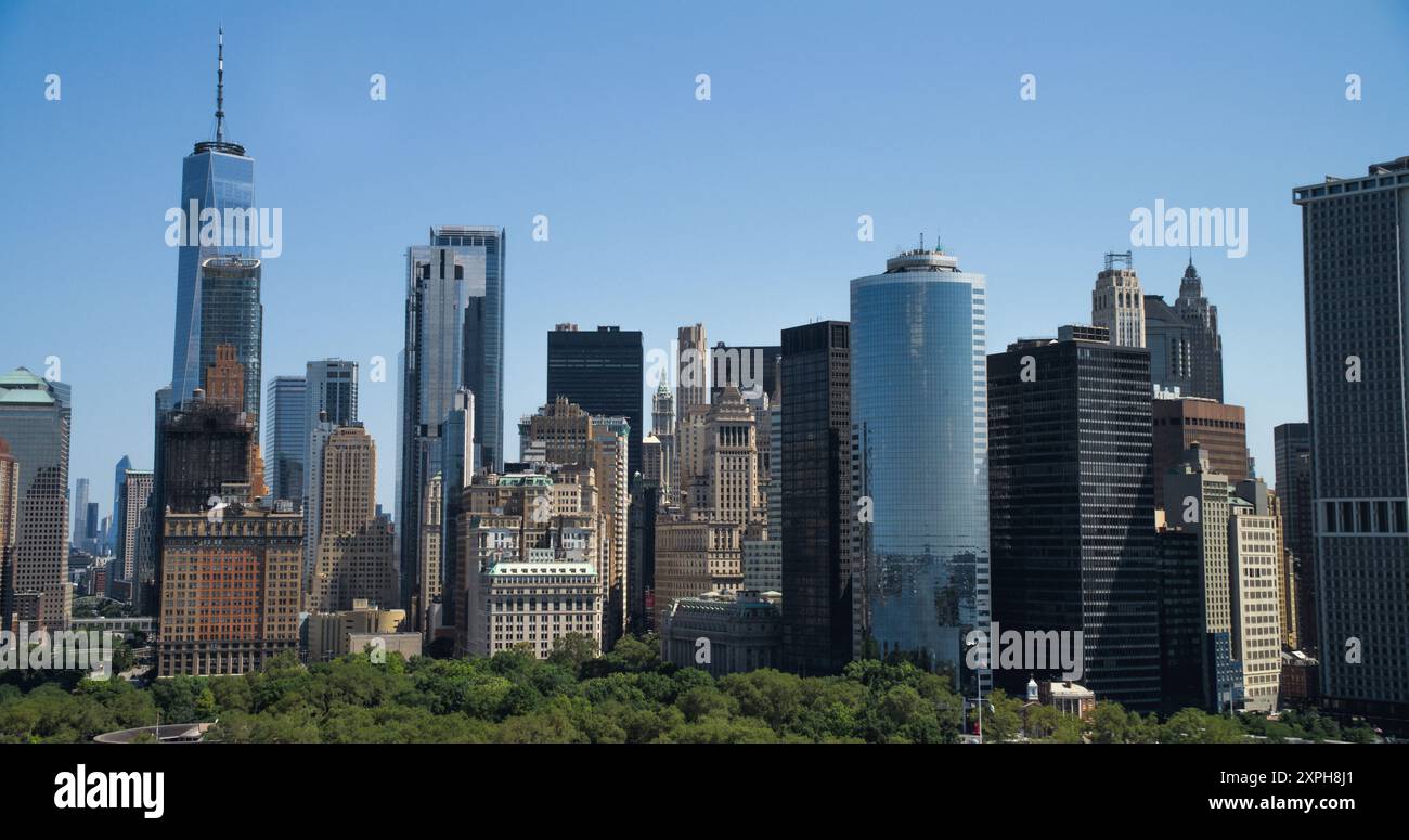 Footage new york city downtown hi-res stock photography and images - Alamy