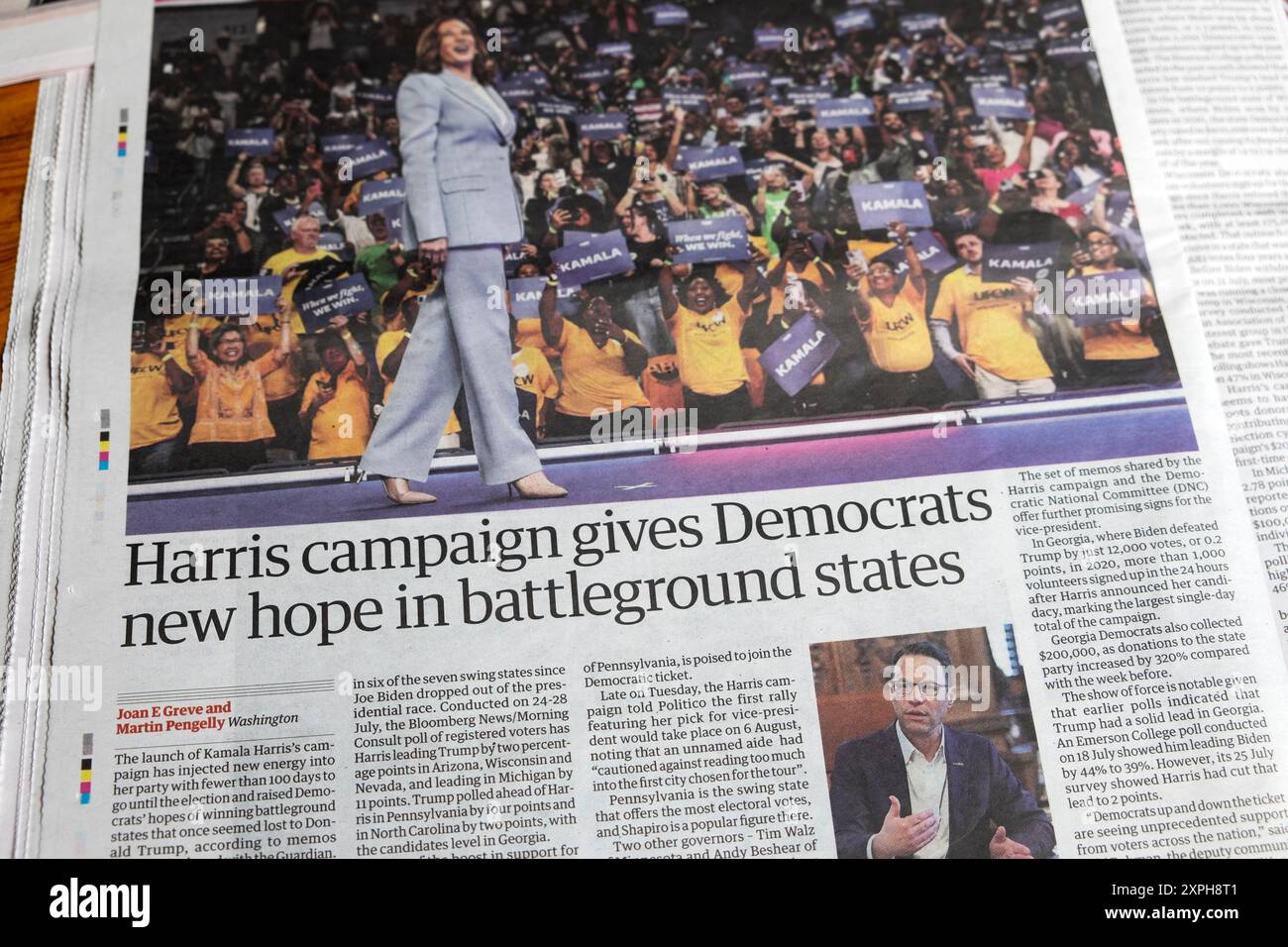 Kamala 'Harris campaign gives Democrats new hope in battleground states ...