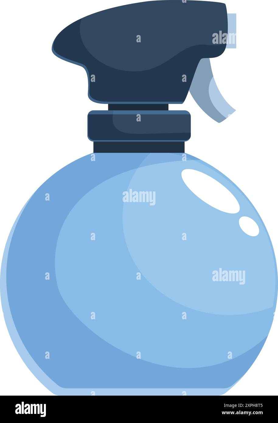 Blue spray bottle filled with cleaning solution, ready to tackle dirt ...