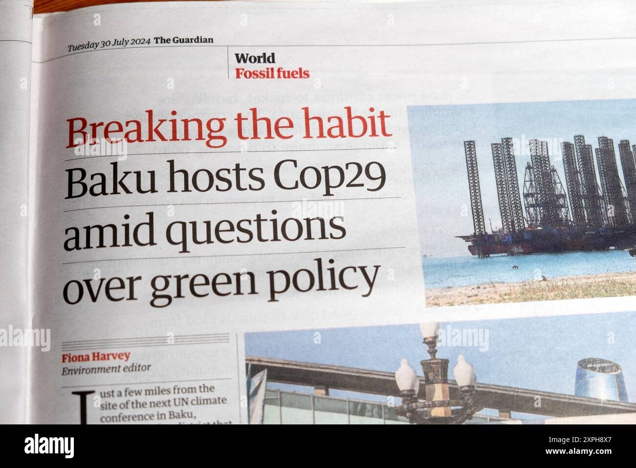 Fossil fuels 'Breaking the habit Baku hosts Copy29 amid questions over ...