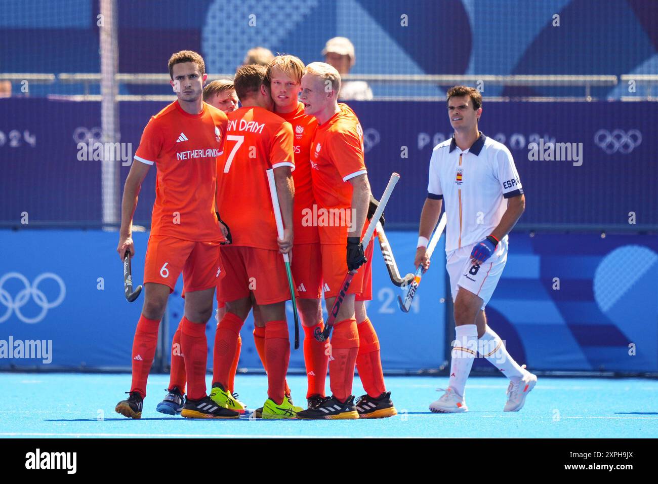 Koen Bijen of Netherlands celebrates a goal during Men's Semi-final of ...