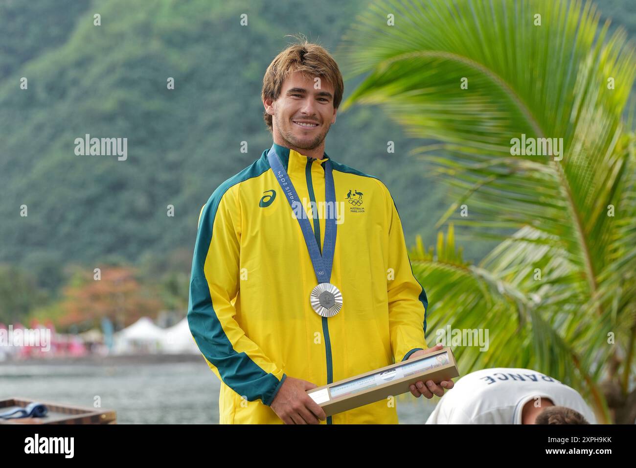 Jack Robinson of Australia Silver medal, Surfing, Men's during the ...