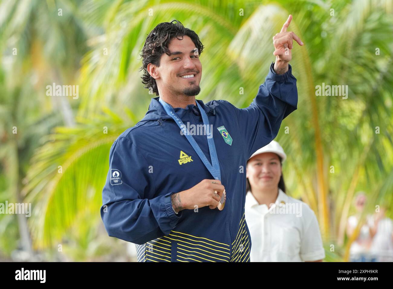 Gabriel Medina of Brazil Bronze medal, Surfing, Men's during the ...
