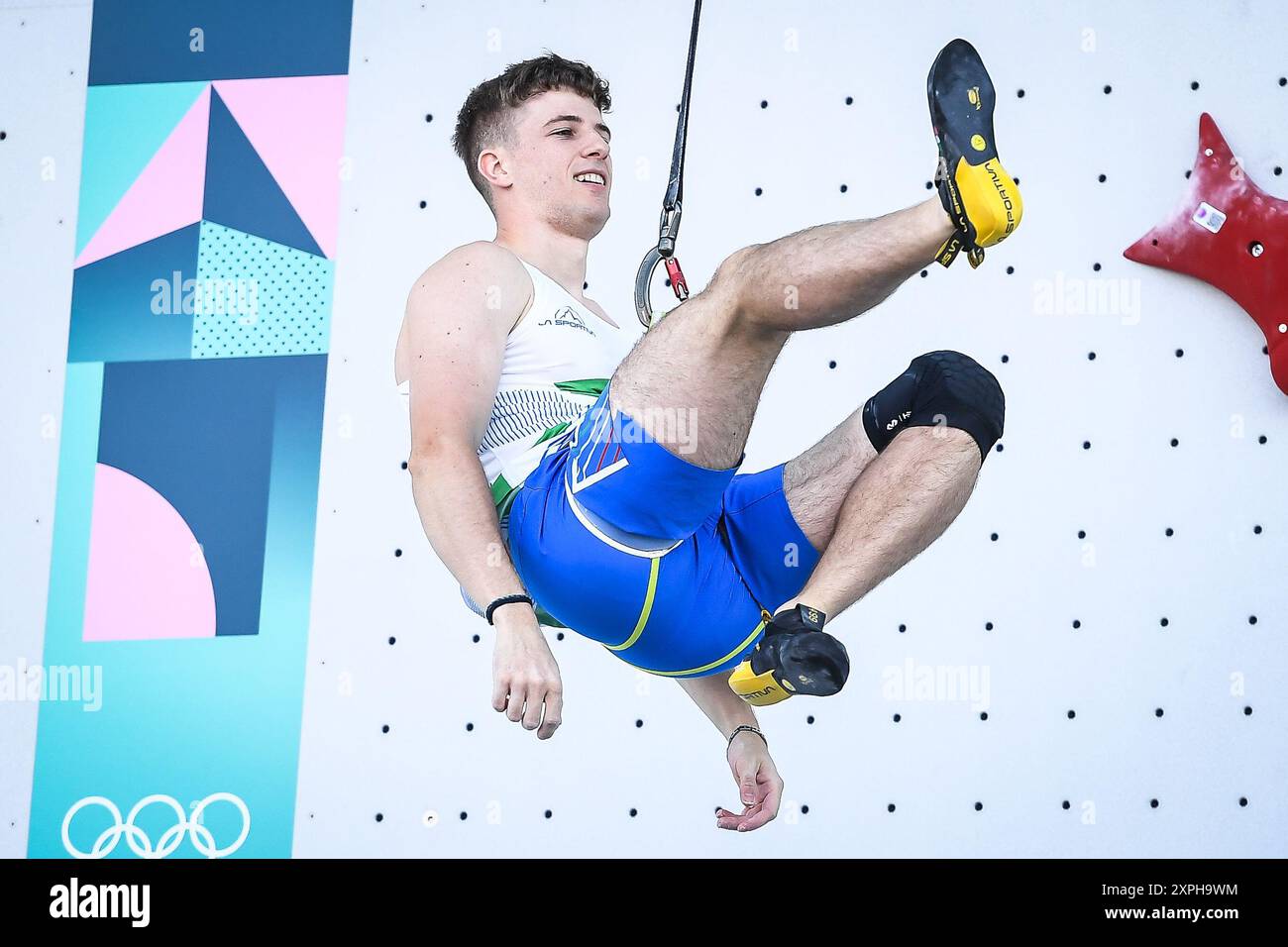 ZURLONI Matteo of Italy during the Sport Climbing, Men's Speed ...