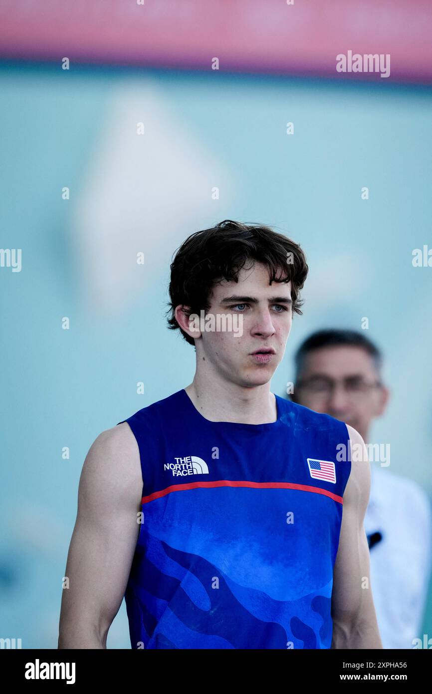 Le Bourget, France. 06th Aug, 2024. Sam WATSON of Great Britain set a ...