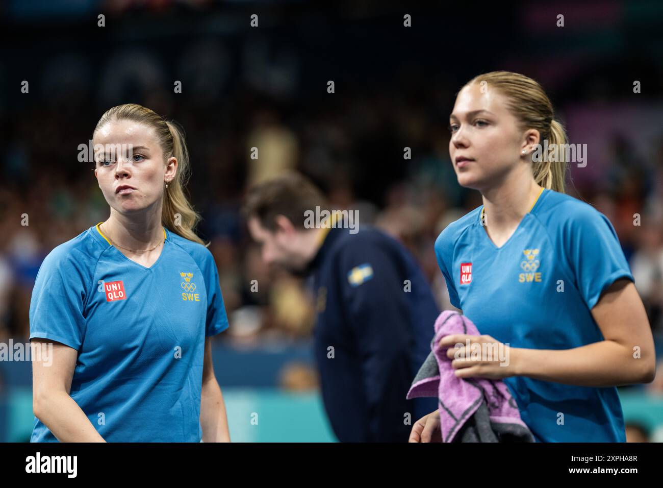 Paris, France. 06th Aug, 2024. Filippa Bergand and Christina Källberg ...